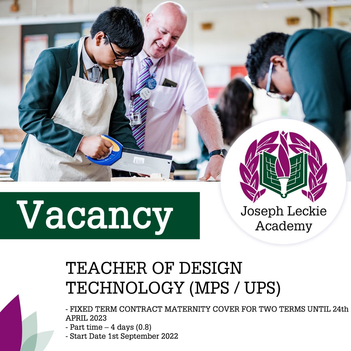 Joseph Leckie Academy - Item Not Available