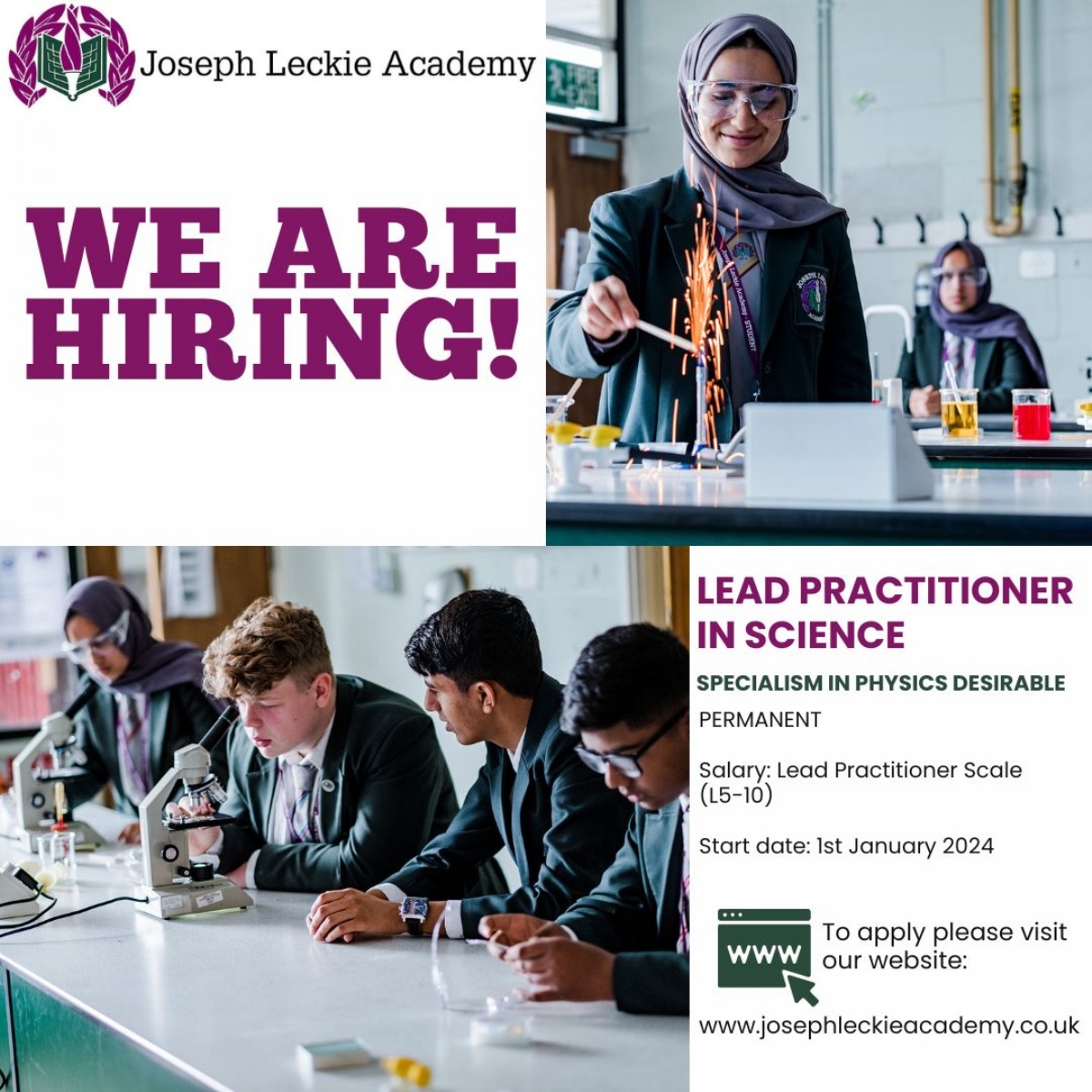 Joseph Leckie Academy - Item Not Available