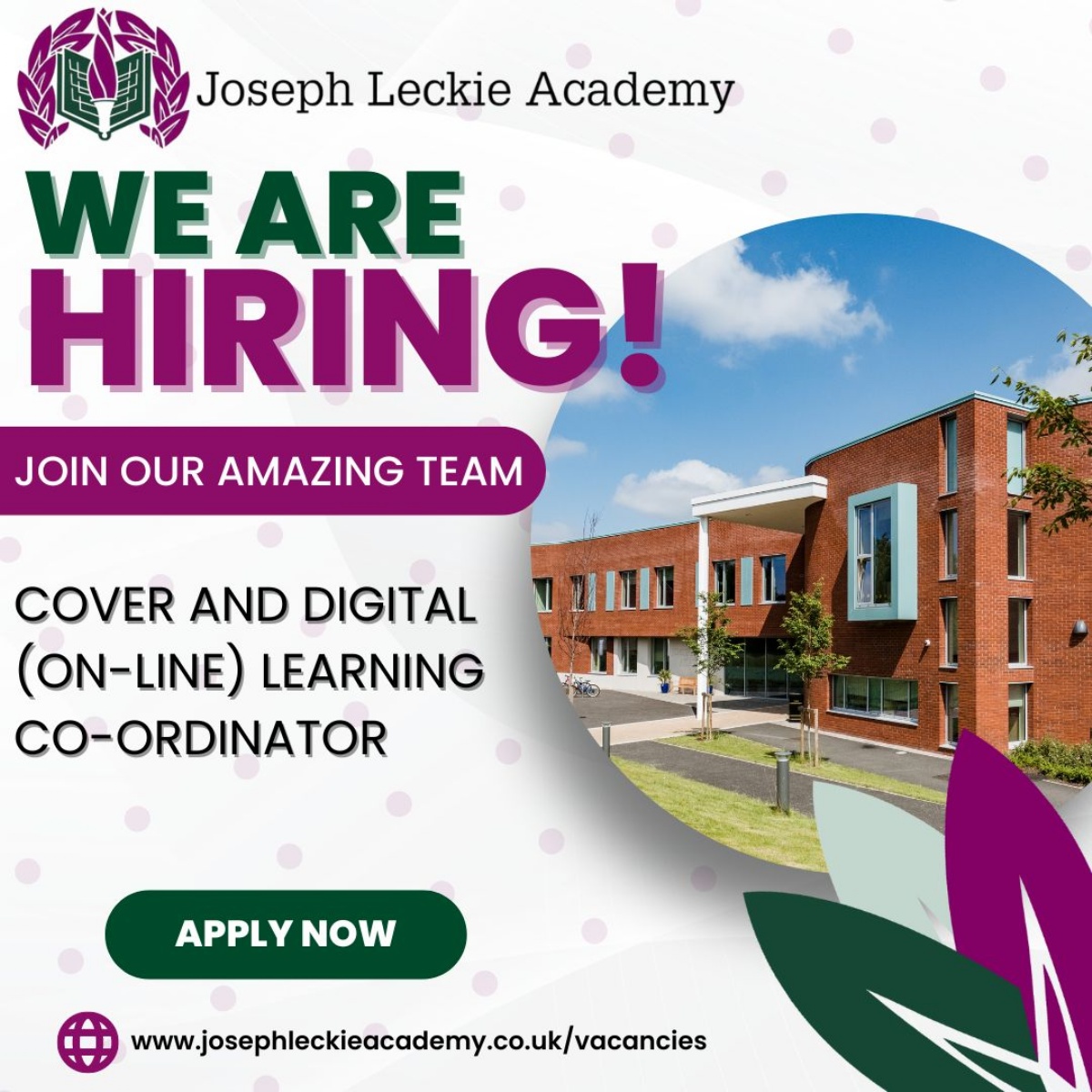 Joseph Leckie Academy - Item Not Available