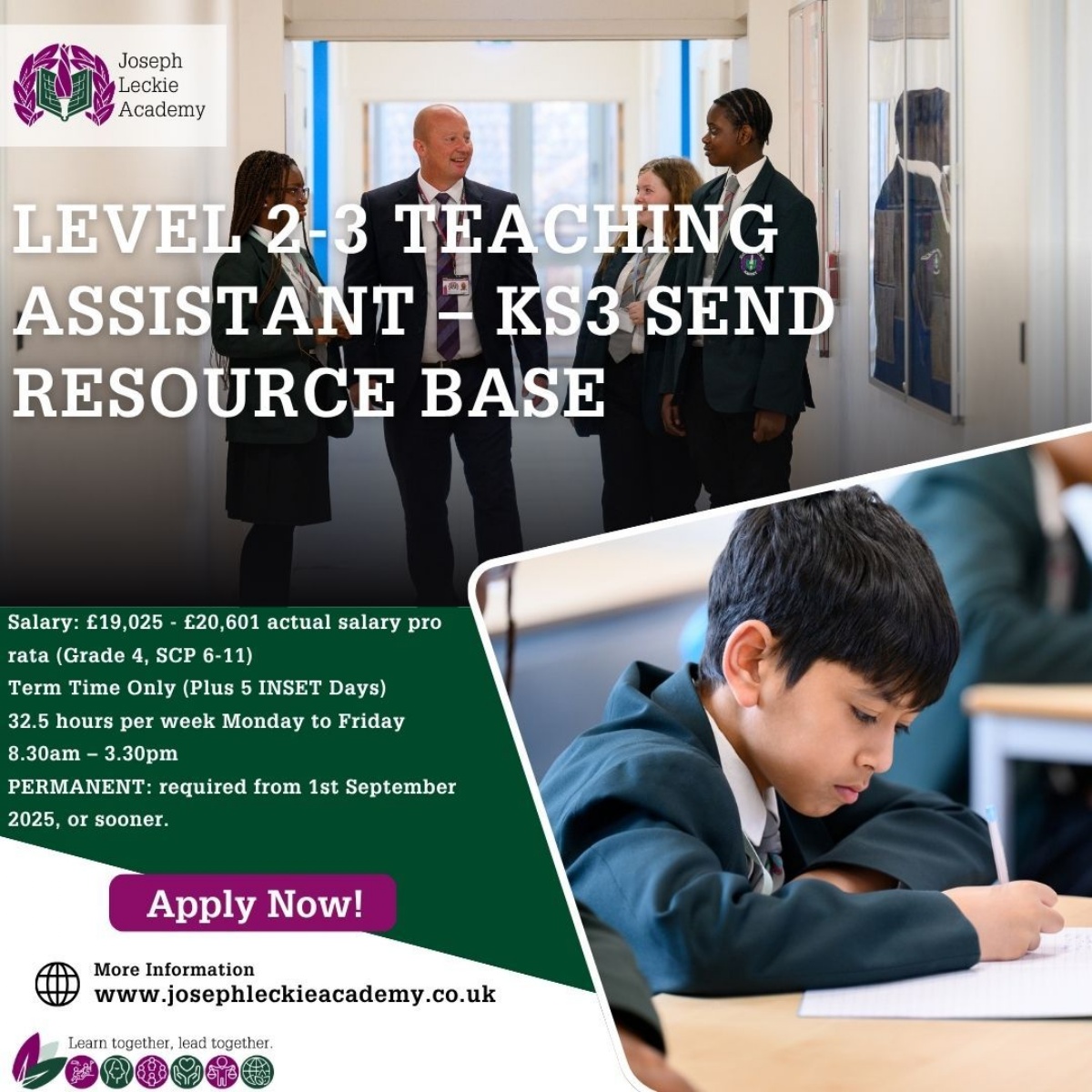 Joseph Leckie Academy - Item Not Available
